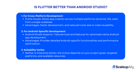 Flutter vs Android Studio: What are the Key Differences?